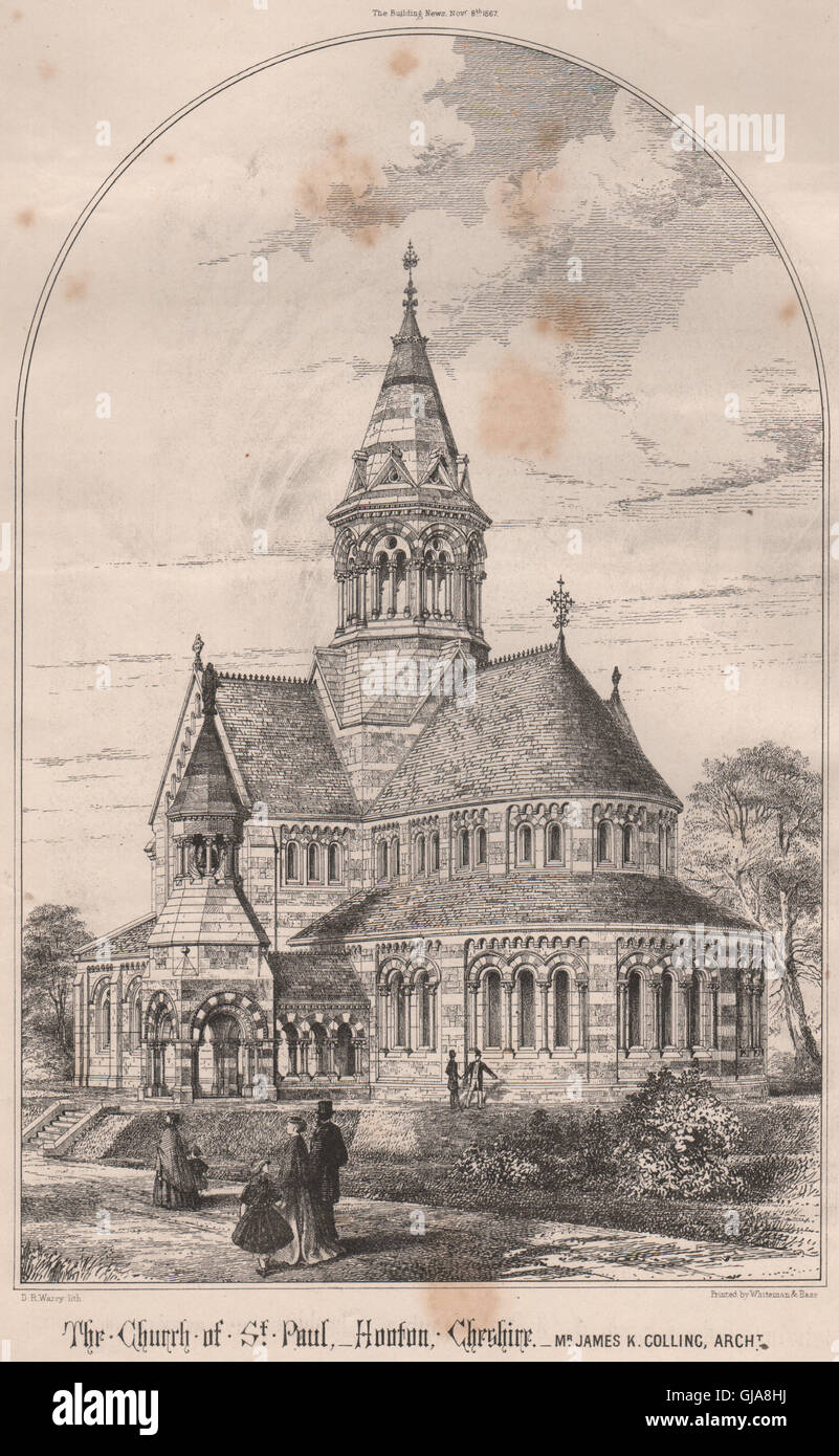 The Church of St. Paul, Hooton, Cheshire; Mr. James K. Colling ...