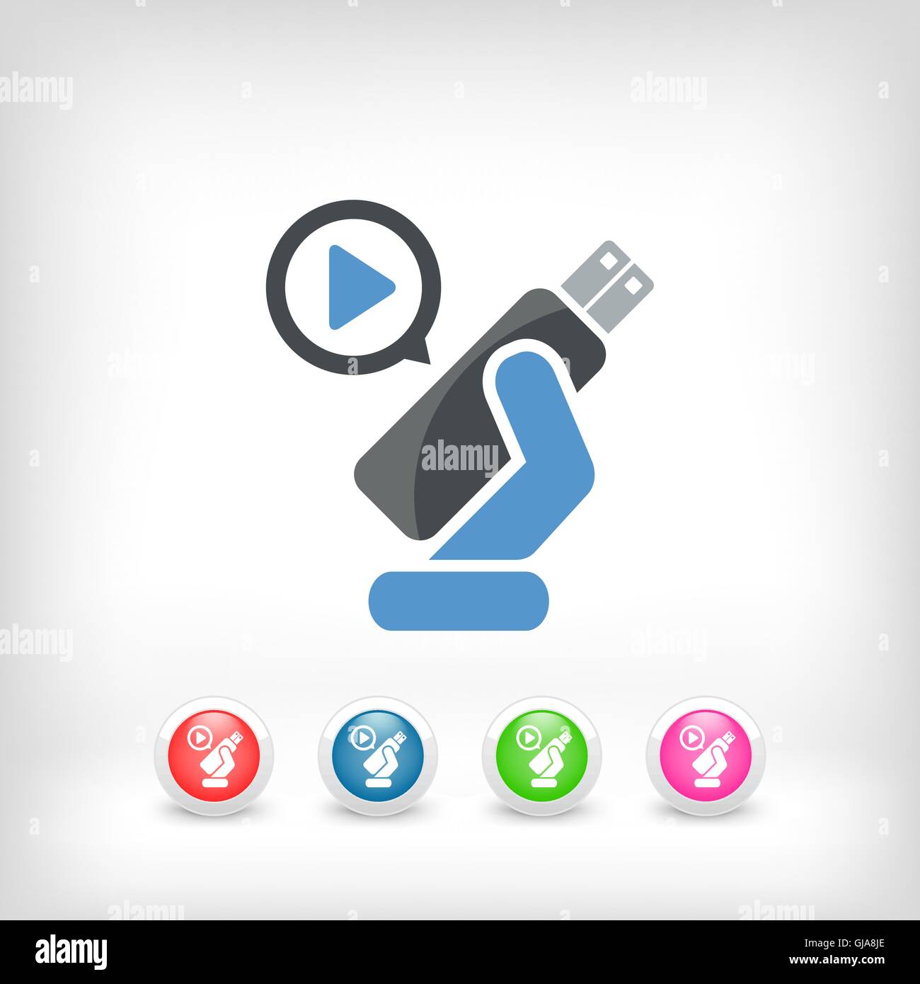 Technology transfer transport usb Stock Vector Images - Alamy