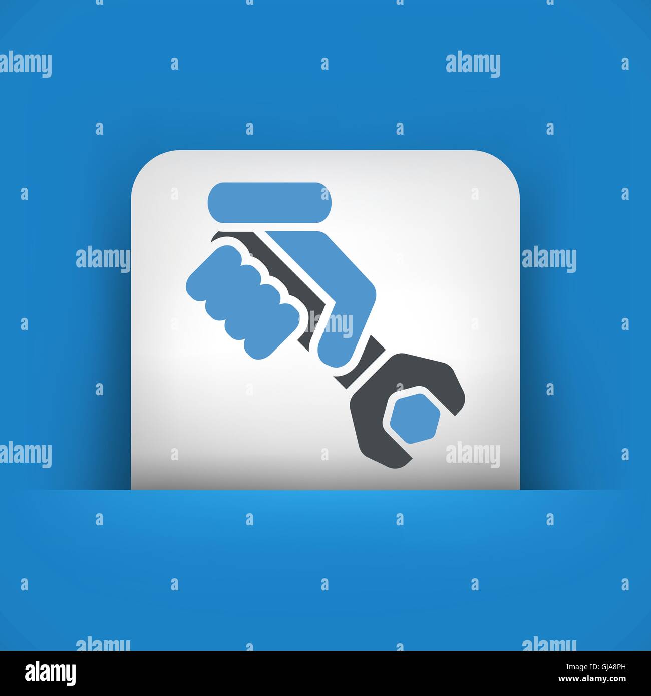 Mechanic symbol icon Stock Vector Images - Alamy