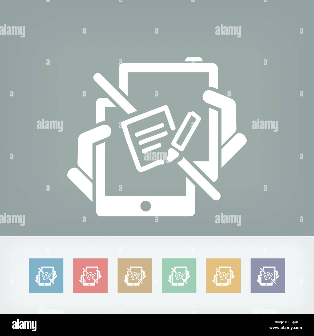 Notepad email Stock Vector Images - Alamy