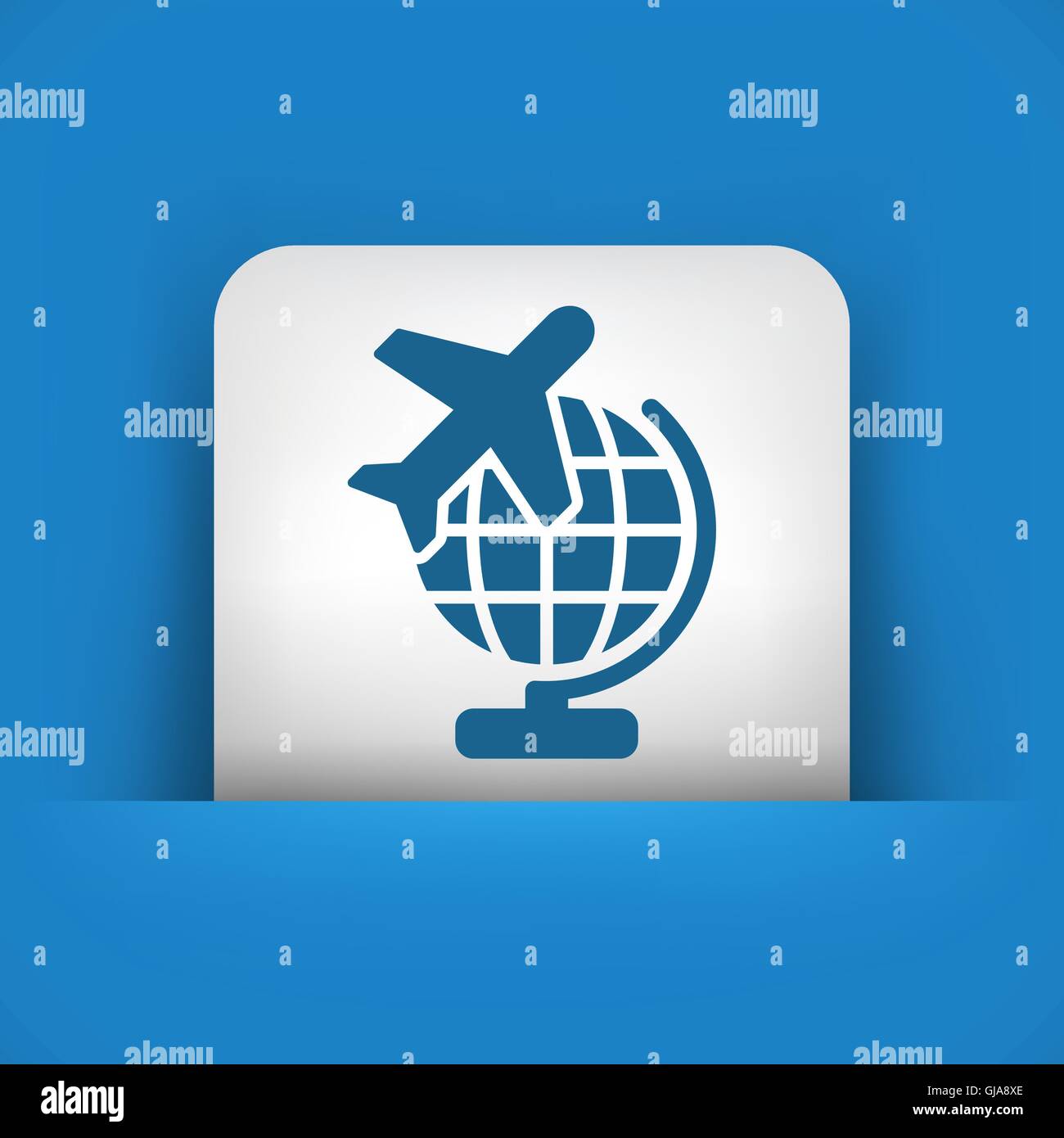 Airplane travel icon Stock Vector Image & Art - Alamy