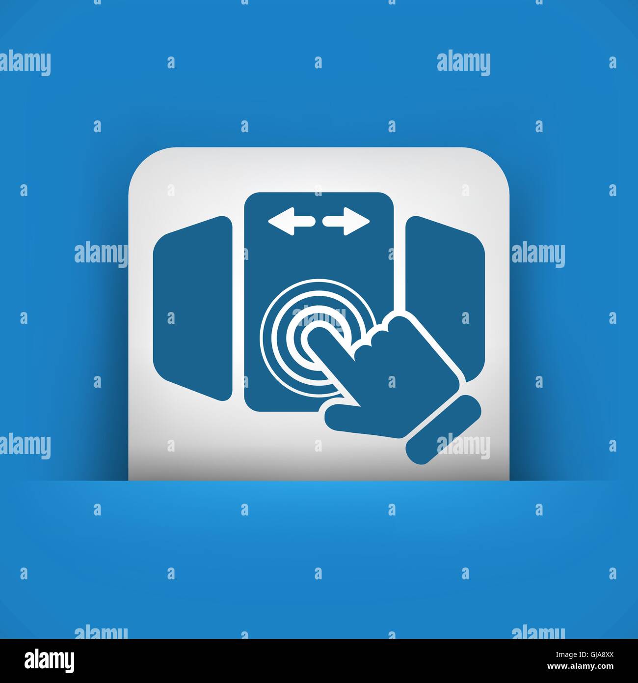 Slide screen icon Stock Vector Image & Art - Alamy