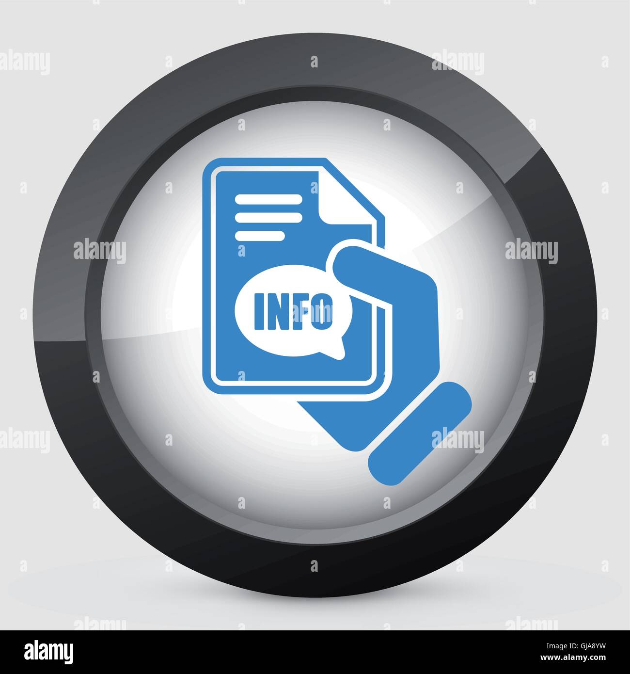 Info button icon Stock Vector Image & Art - Alamy