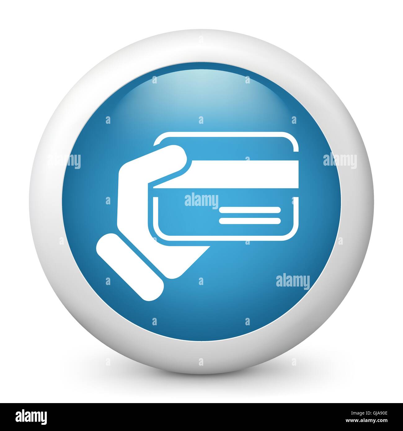 Credit card holding Stock Vector Image & Art - Alamy