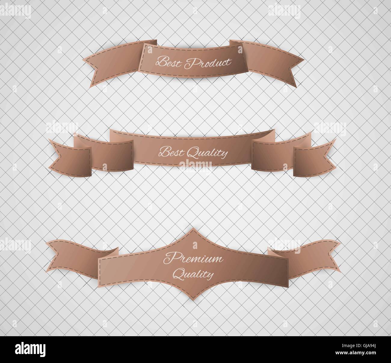 brown quality label Stock Vector Image & Art - Alamy