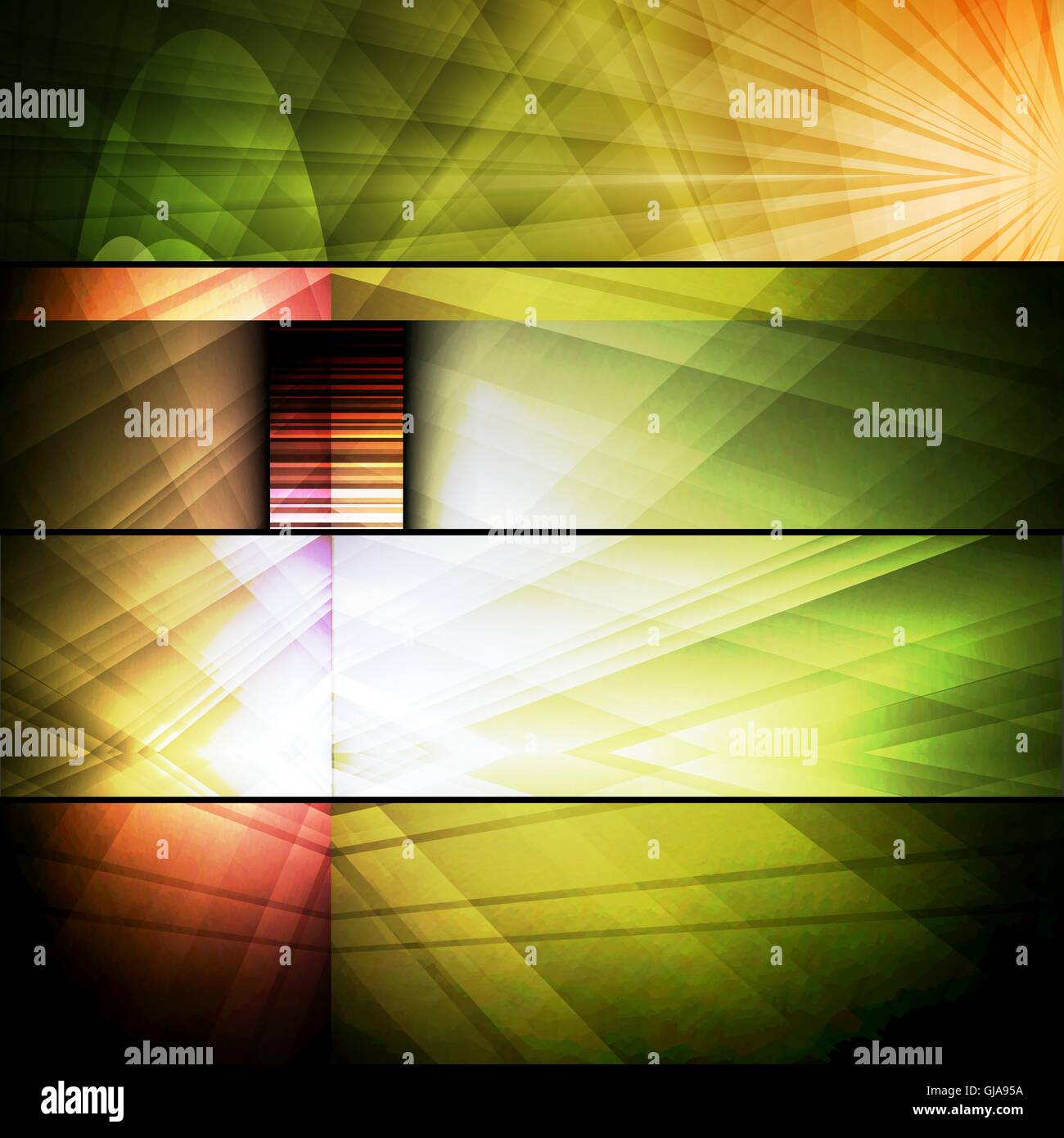 set of abstract frames Stock Vector Image & Art - Alamy