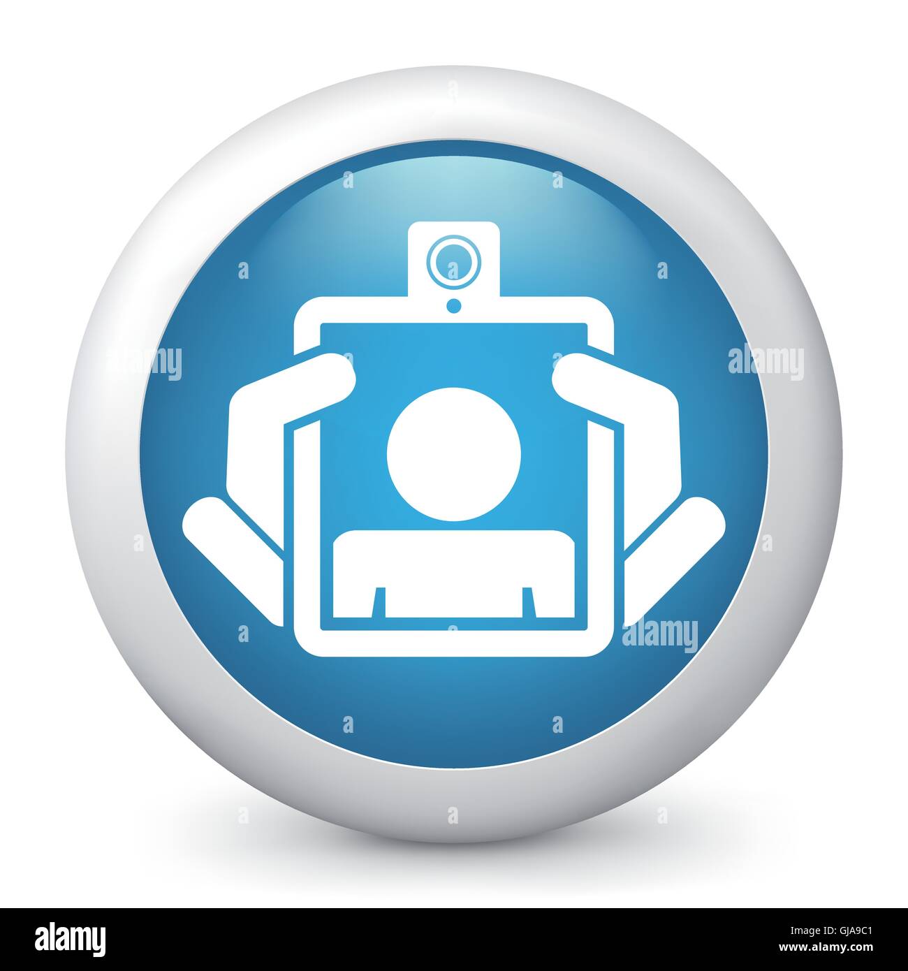 Webcam chat device icon Cut Out Stock Images & Pictures - Alamy