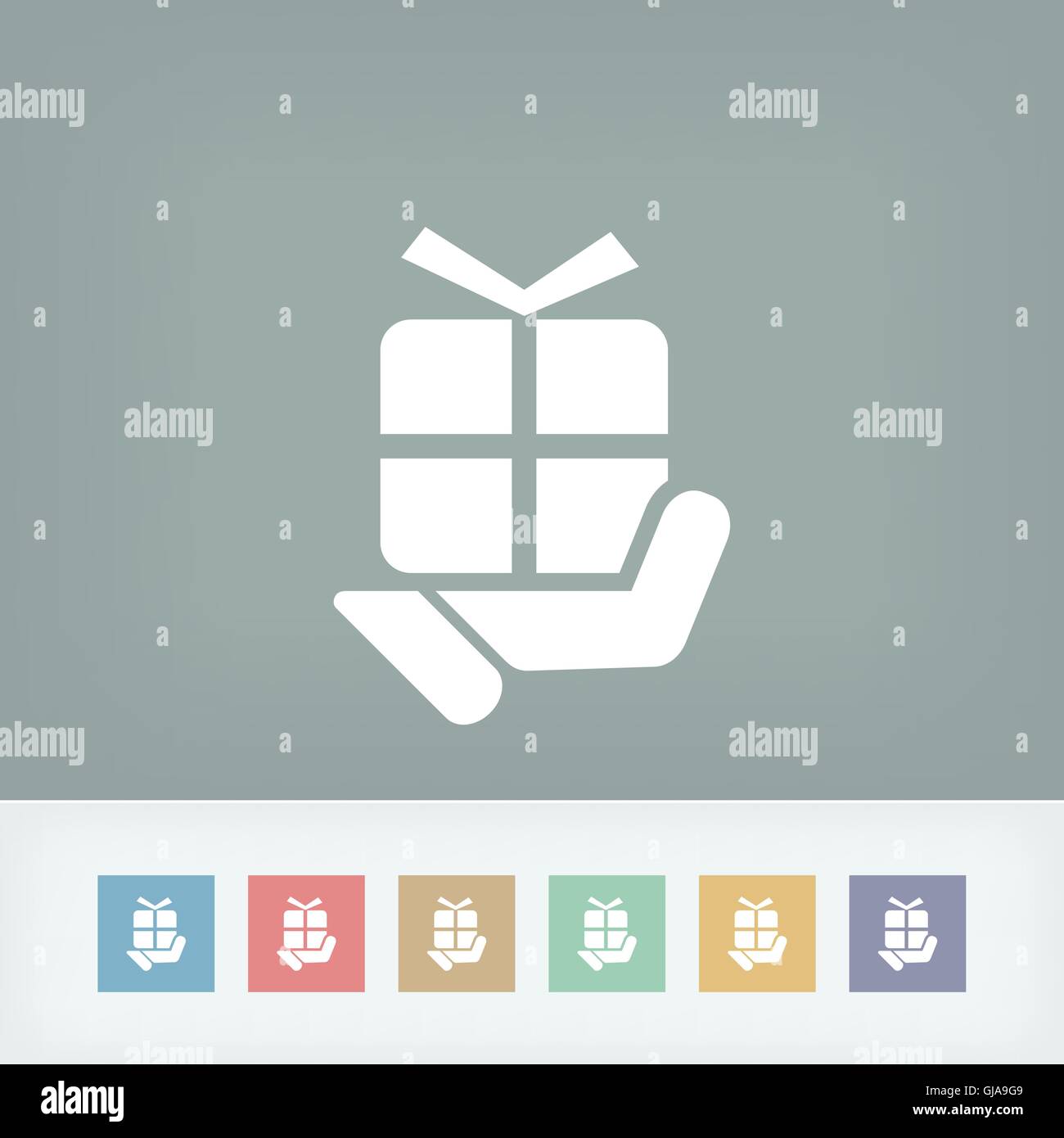 Handing a gift Stock Vector Image & Art - Alamy