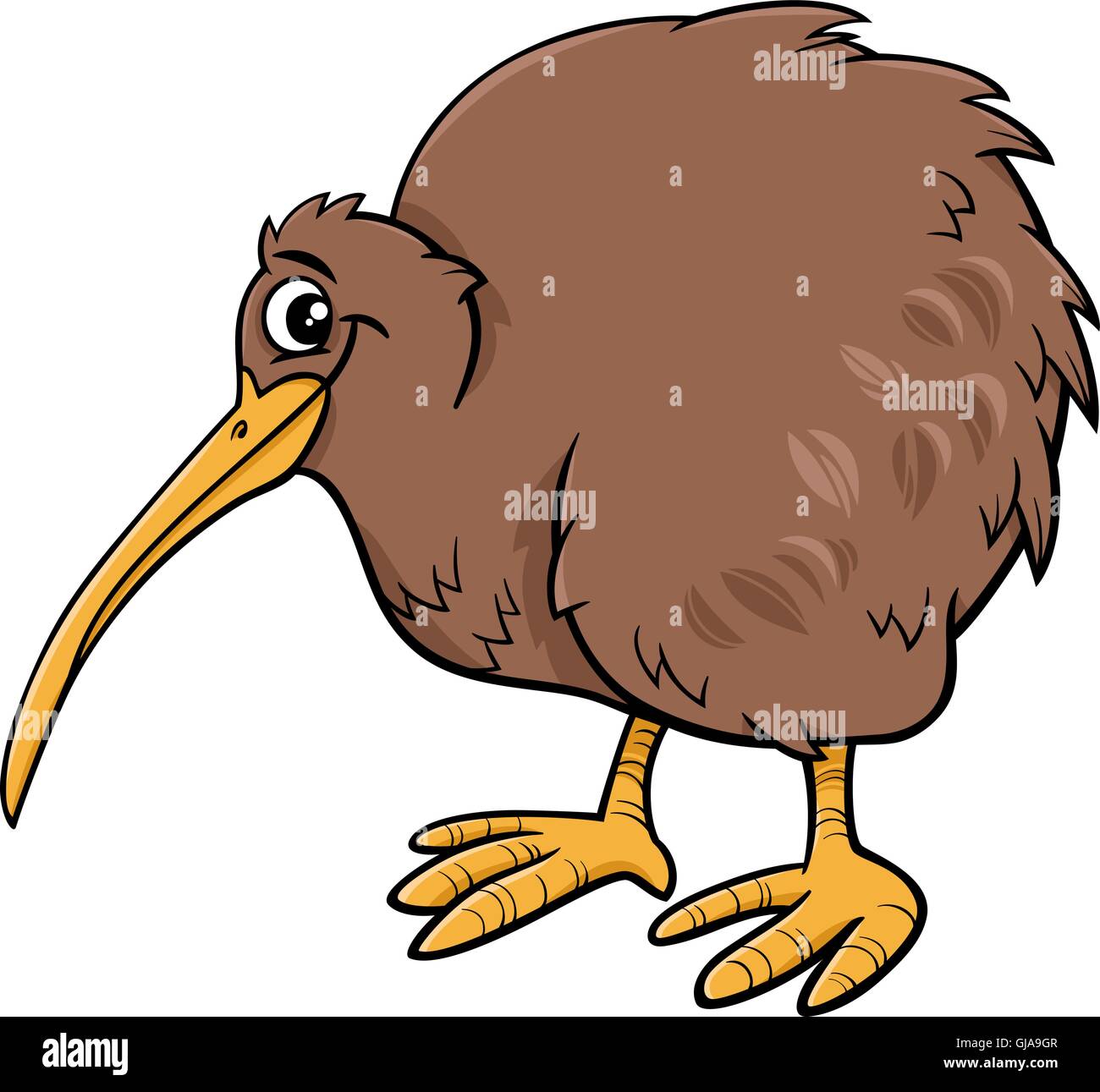 New zealand kiwi cartoon hi-res stock photography and images - Alamy