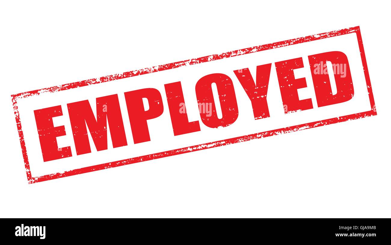 Employed stamp hi-res stock photography and images - Alamy