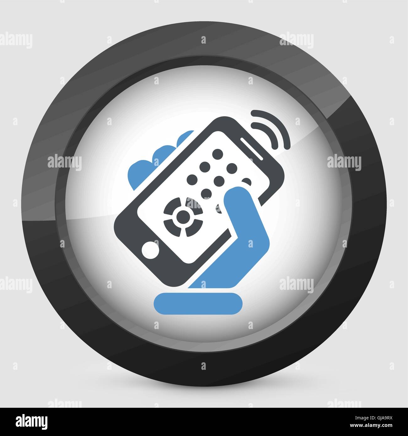 Remote power on off button Stock Vector Images - Alamy