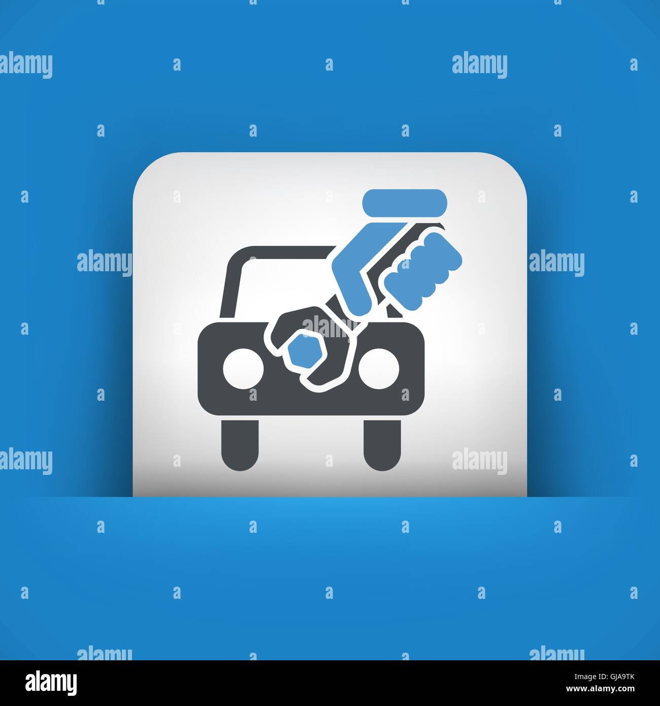 Car assistance concept icon hi-res stock photography and images - Alamy