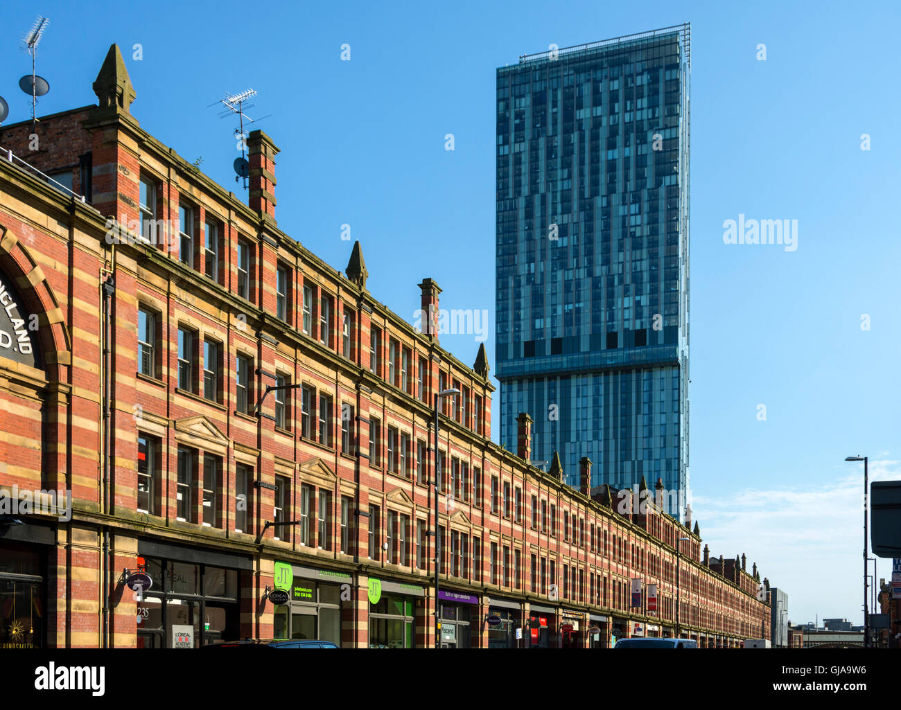 The Beetham Tower and the Great Northern Warehouse, Deansgate ...