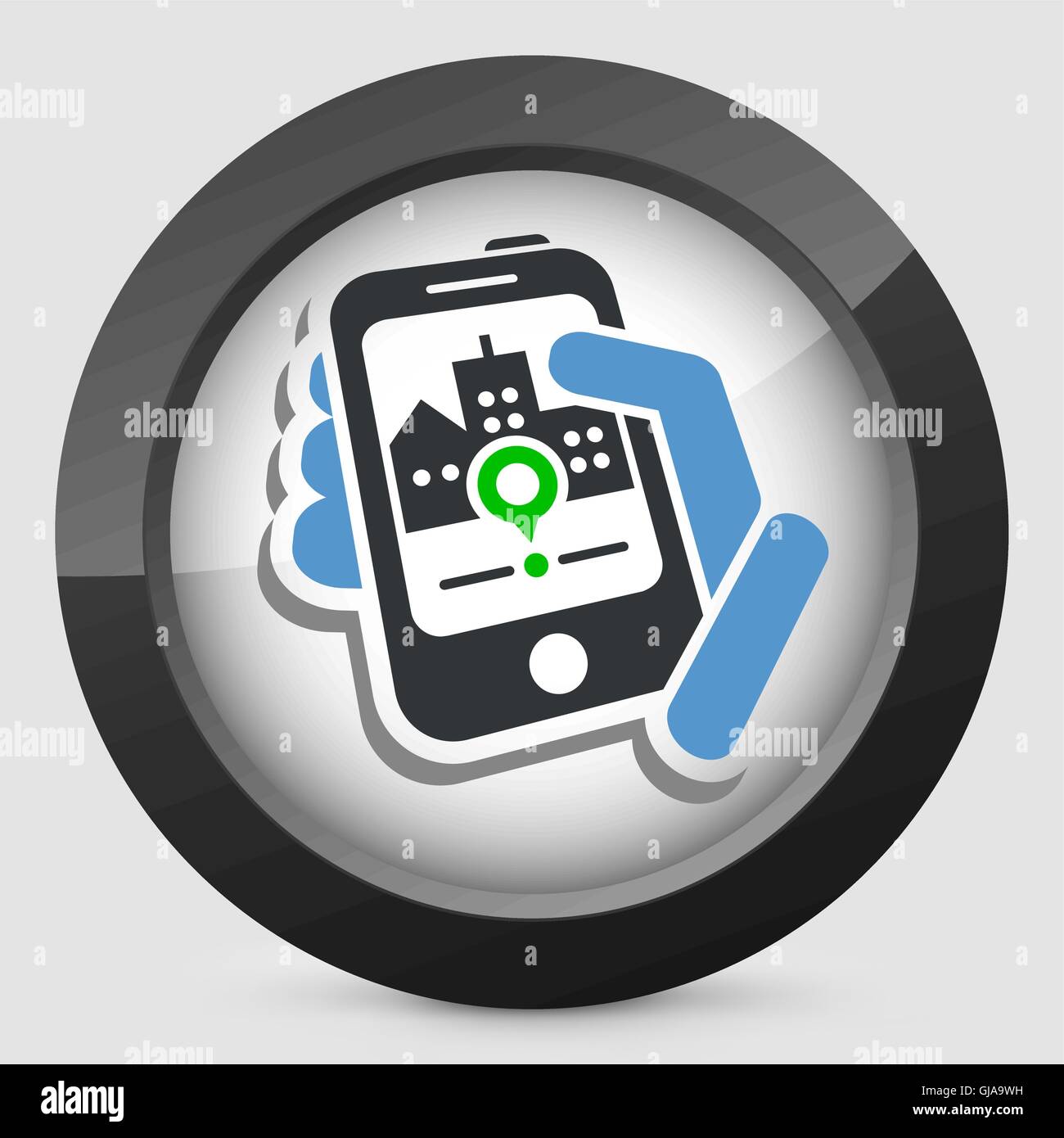 Map navigator web Stock Vector Image & Art - Alamy