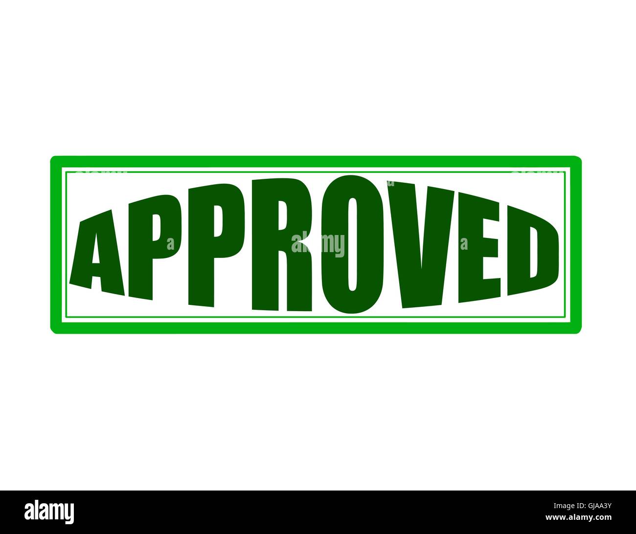 Approved stamp Stock Vector Images - Alamy