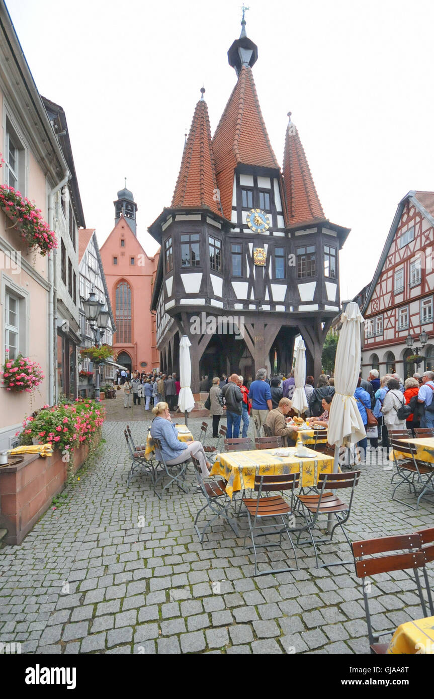 Germany, Hessia, 'Michelstadt', old town Stock Photo - Alamy