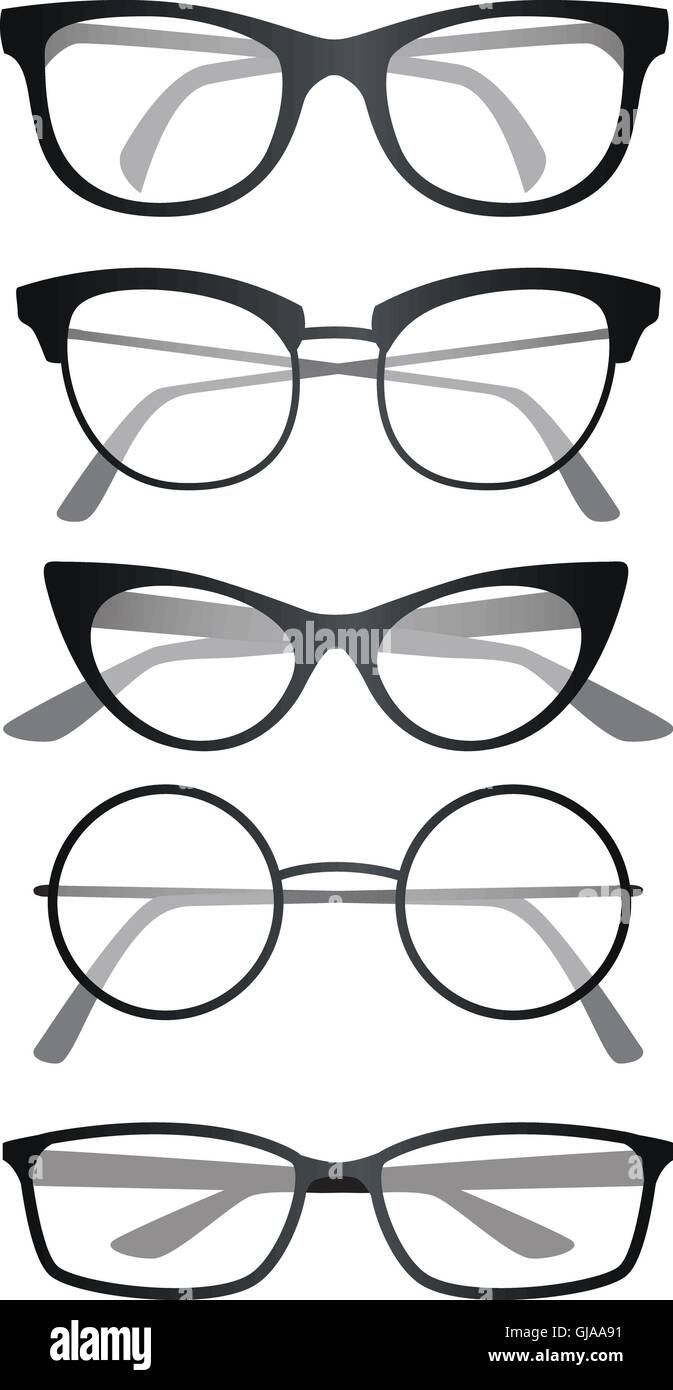 Glasses eye Stock Vector Images - Alamy