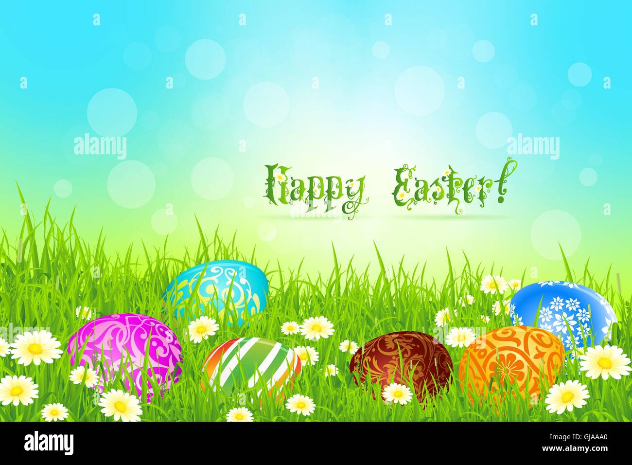 Beautiful Easter Background Stock Vector Image & Art - Alamy
