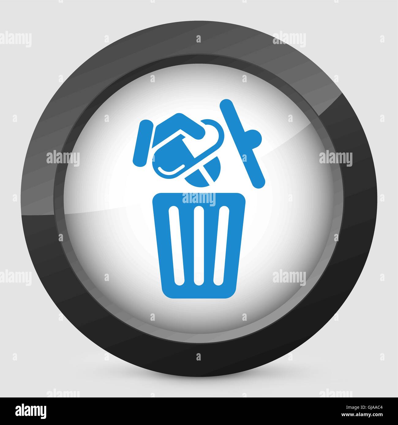 Medical trash bin Stock Vector Image & Art - Alamy