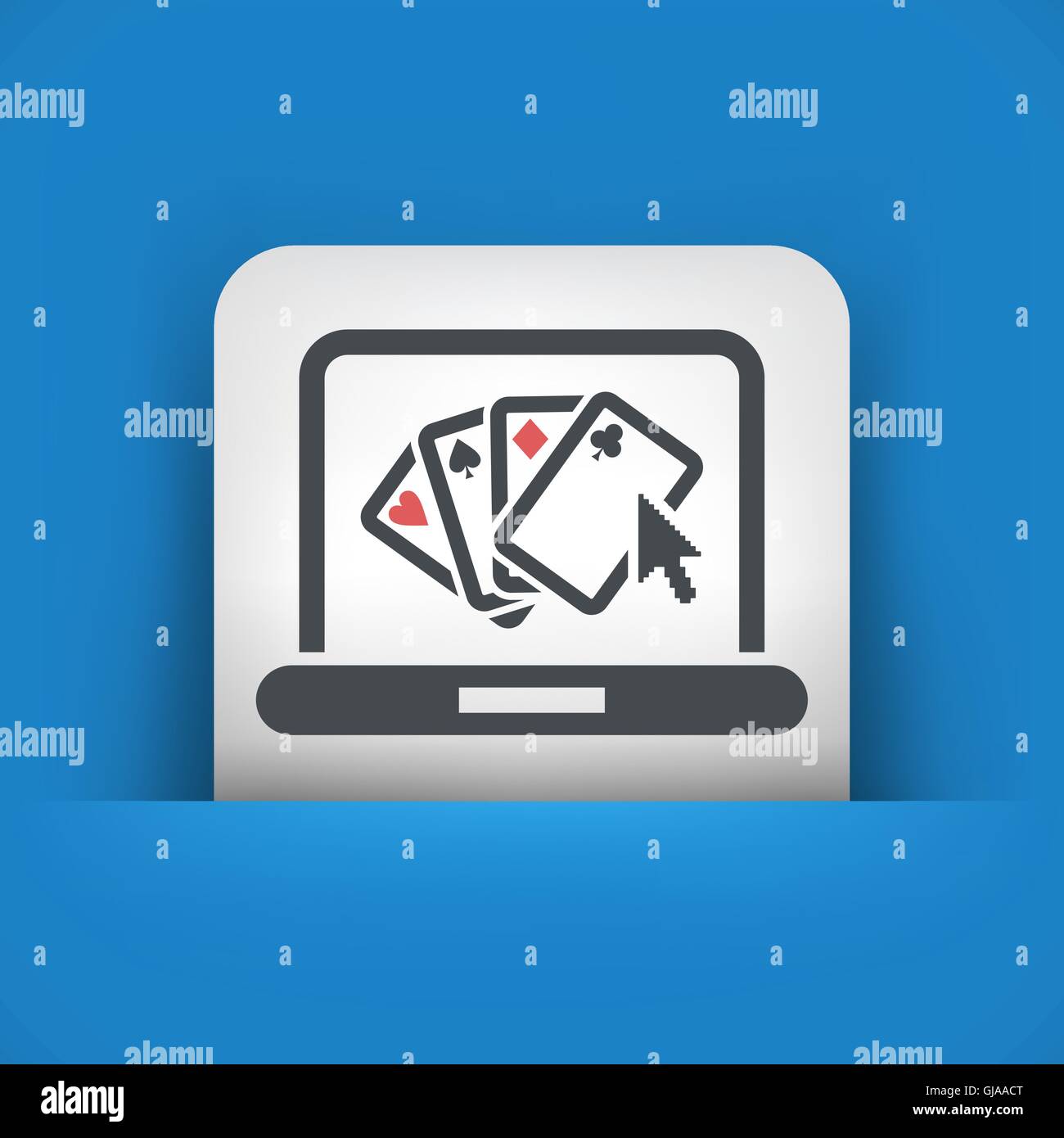 Poker symbol Stock Vector Images - Alamy