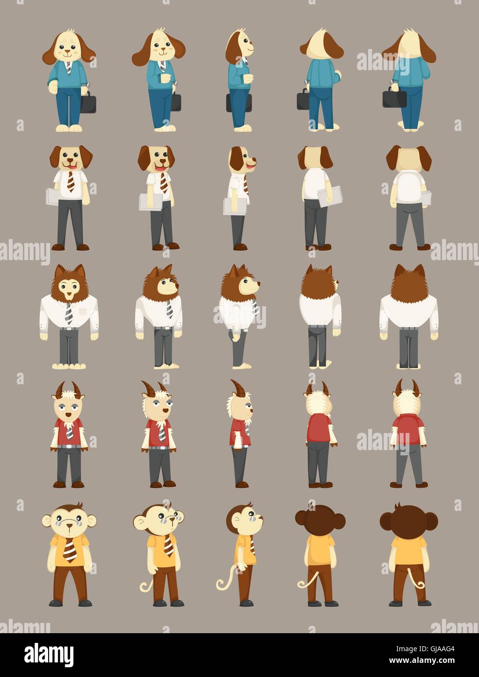 Sad businessman cartoon character Stock Vector Images - Alamy