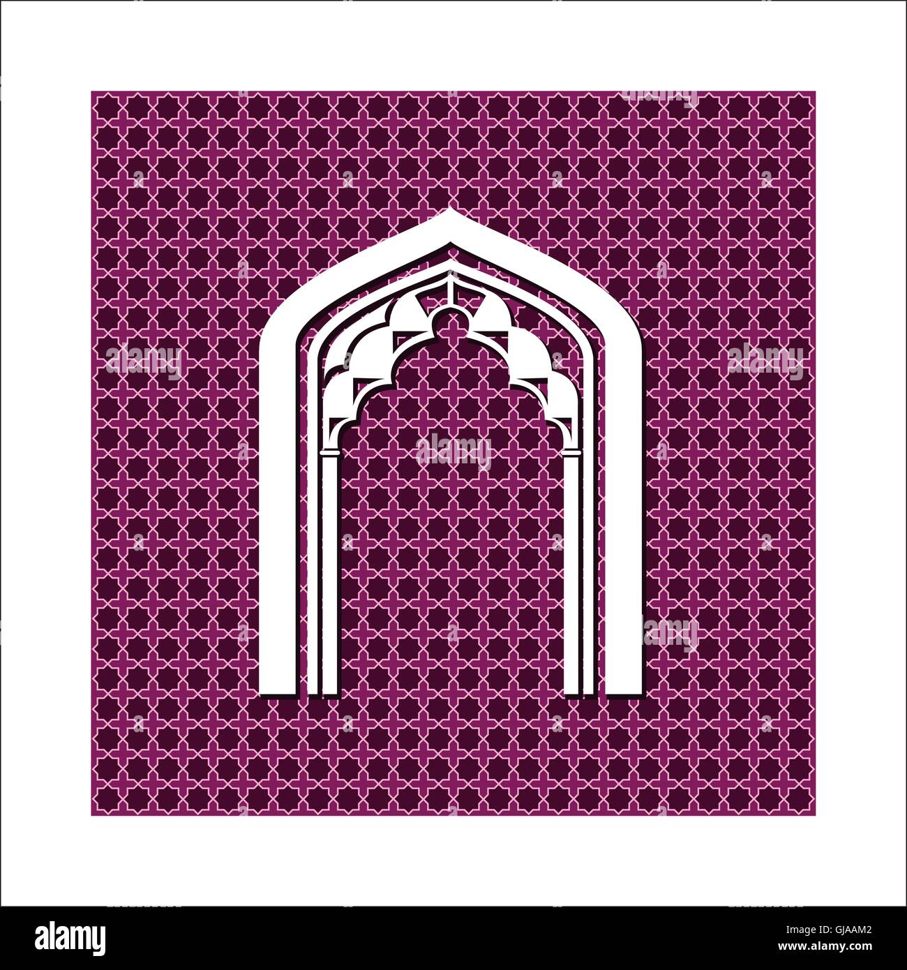 islamic art arch Stock Vector Image & Art - Alamy