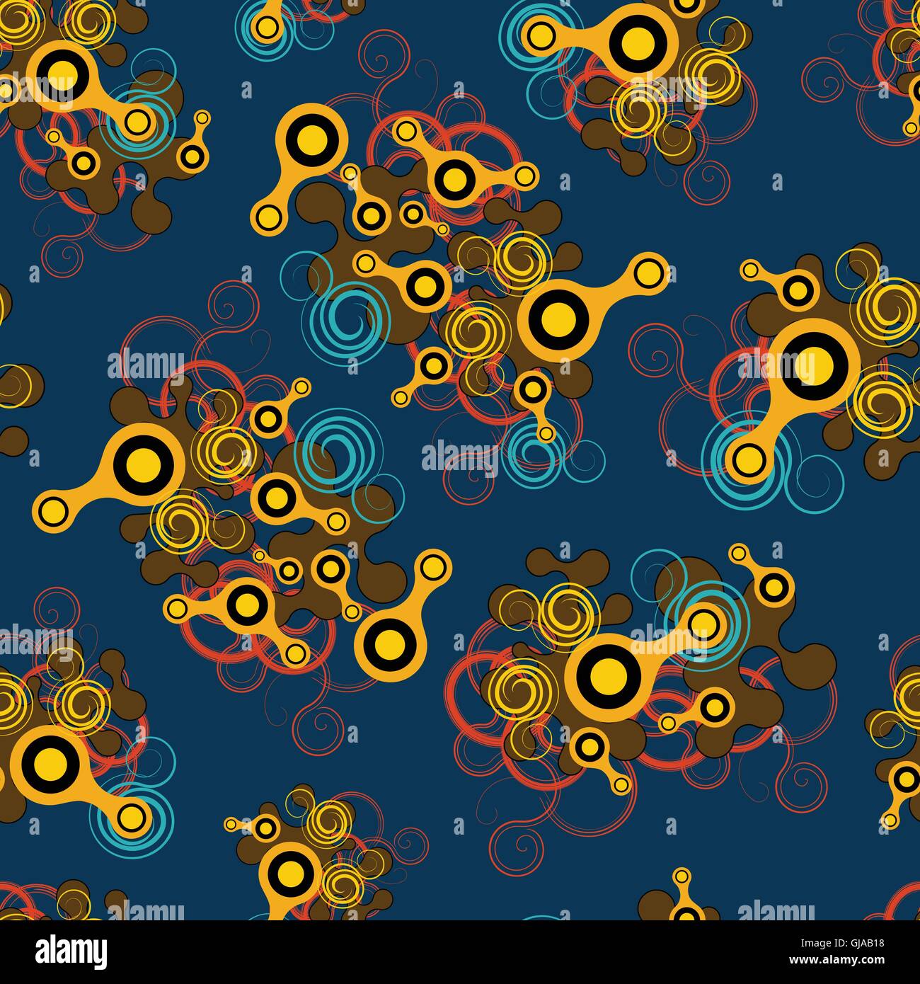 Vector seamless pattern. Modern stylish texture. Repeating abstract background Stock Vector ...