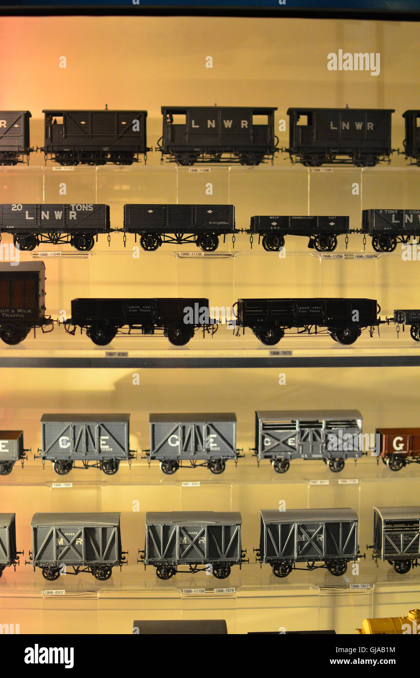 National Railway Museum York model railway collection Stock Photo - Alamy