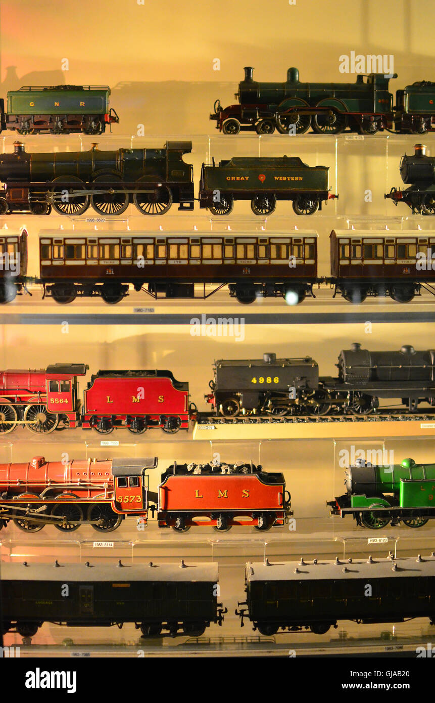 National Railway Museum York model railway collection Stock Photo - Alamy