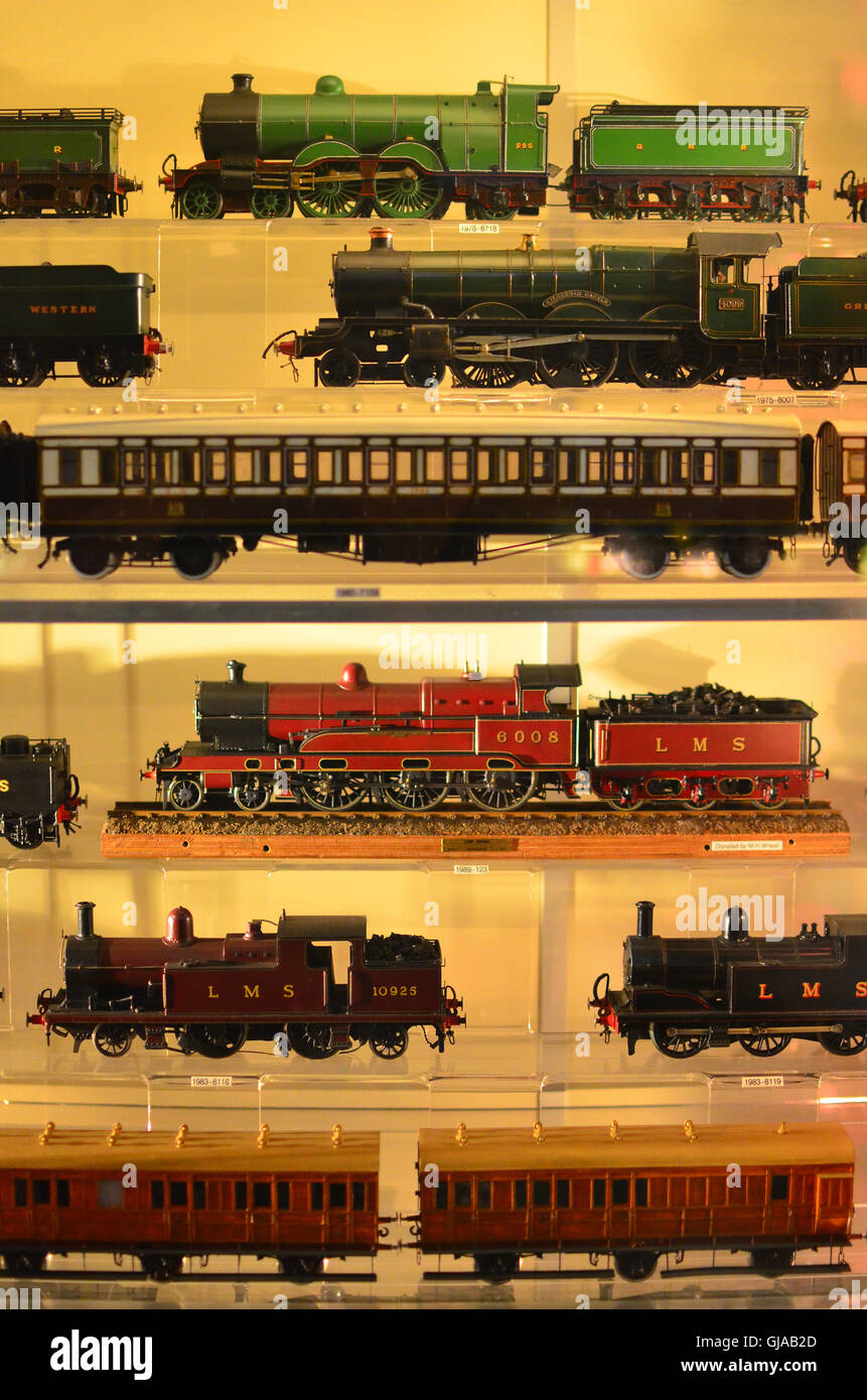 National Railway Museum York model railway collection Stock Photo - Alamy