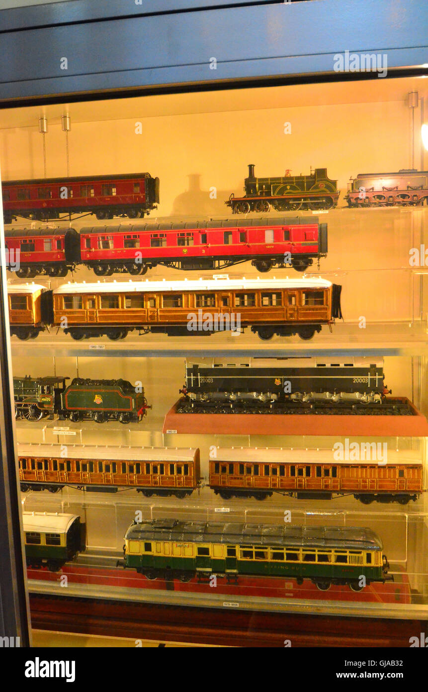 National Railway Museum York model railway collection Stock Photo - Alamy