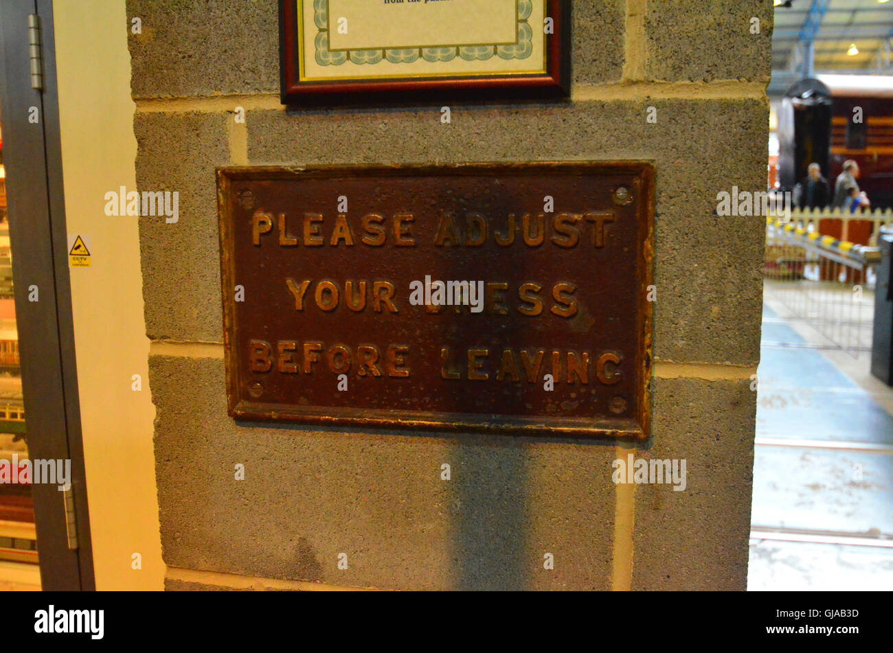 National Railway Museum York signage Stock Photo - Alamy