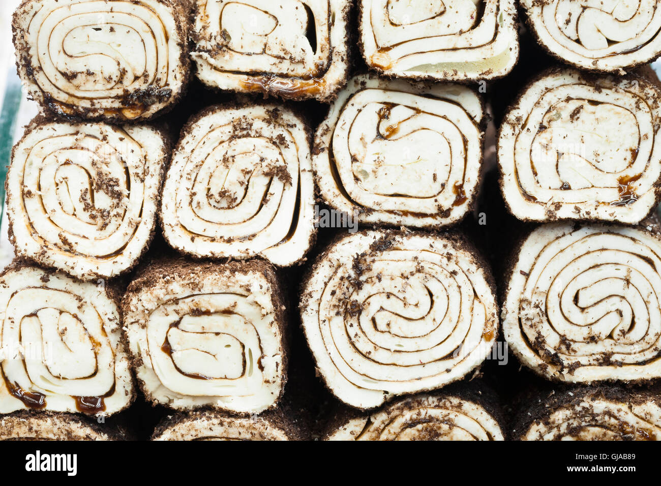 Famous turkish chocolate delights on display at the grand bazaar ...
