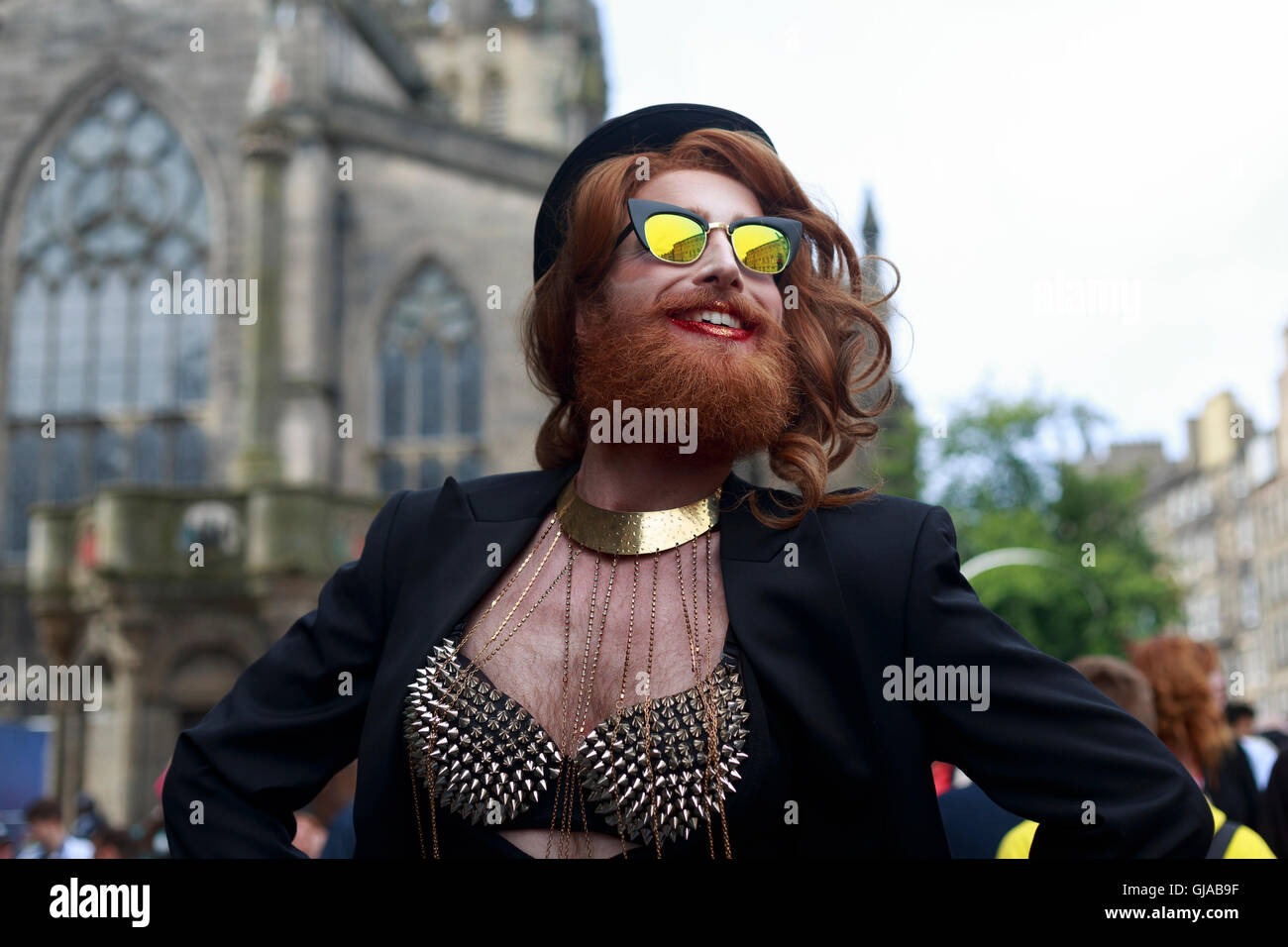 Edinburgh, UK. Edinburgh Fringe Festival Stock Photo - Alamy