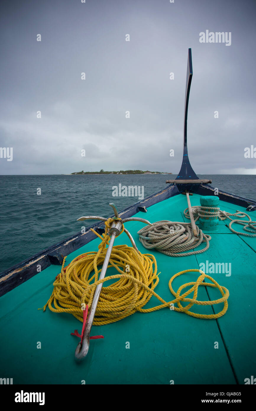 boat, bow, anchor, detail Stock Photo - Alamy