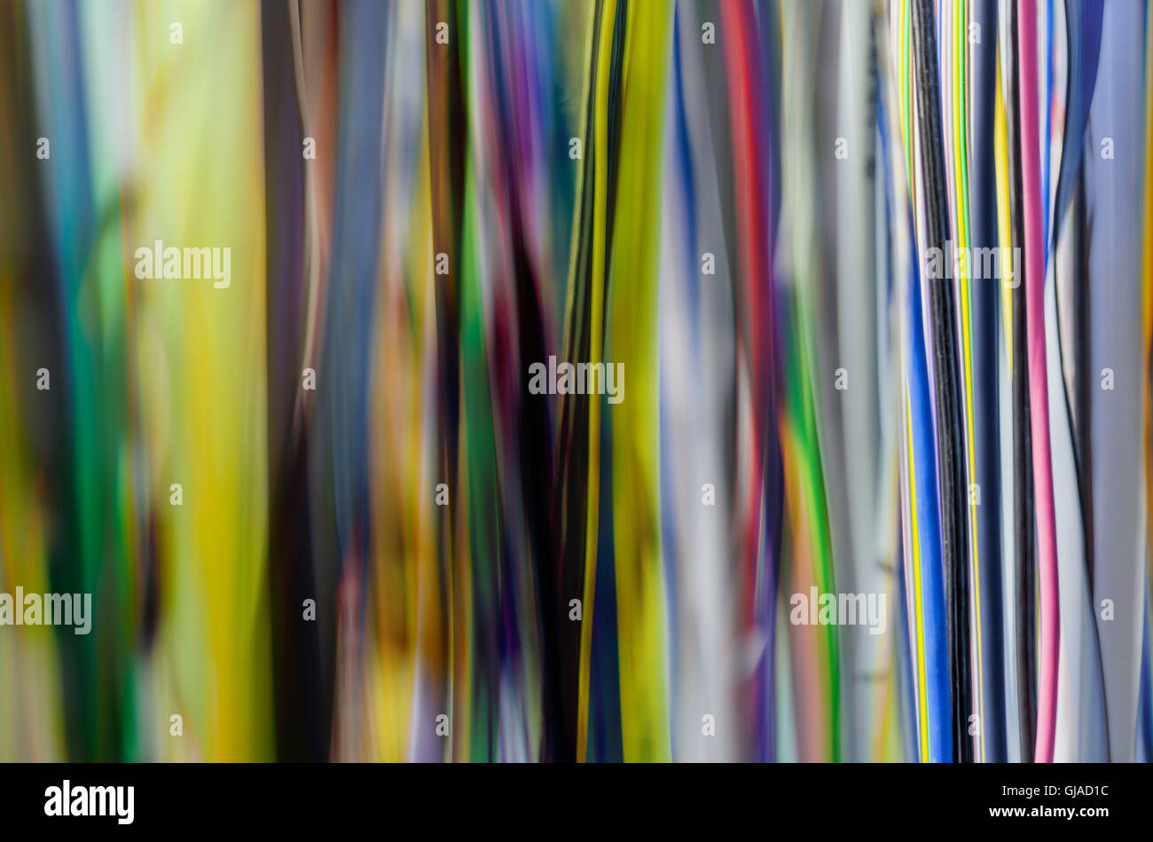Many Coloured wires Stock Photo - Alamy