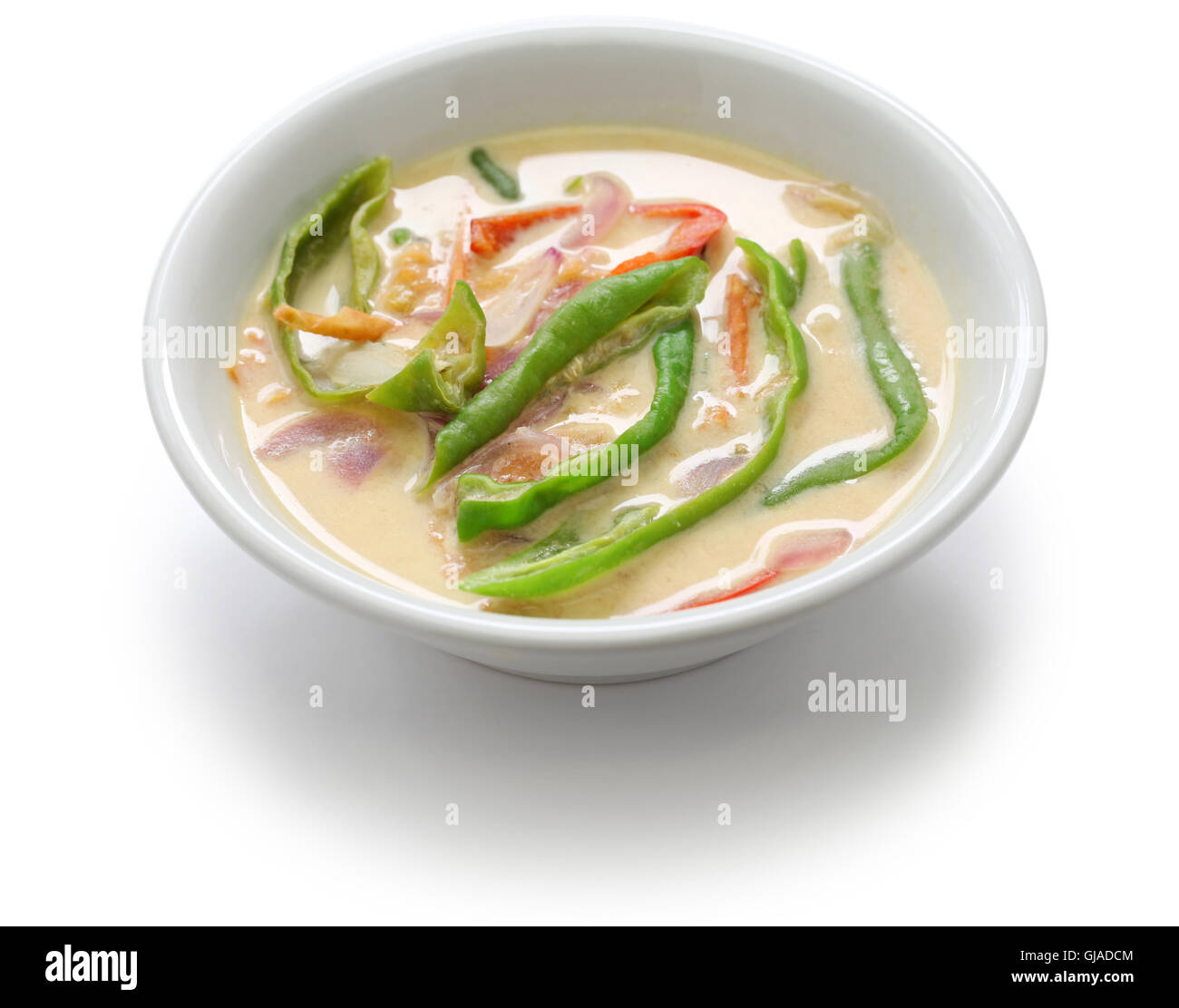 ema datshi (traditional chili cheese stew), bhutanese cuisine isolated ...