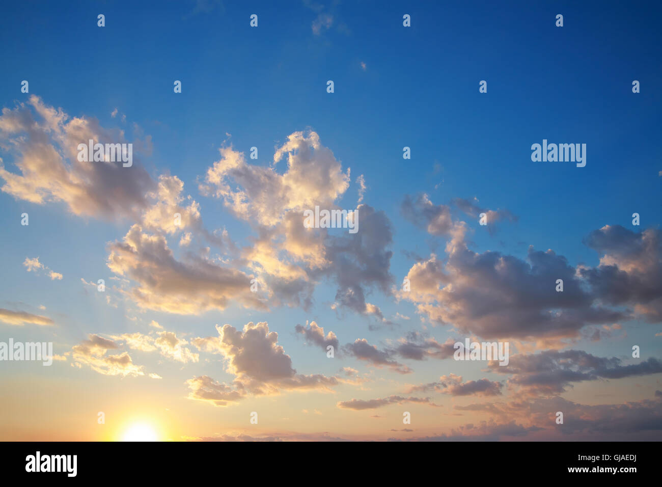 Beautiful overcast twilight sky hi-res stock photography and images - Alamy