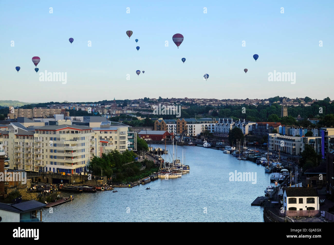 Balloon Flight Over Bristol Docks High Resolution Stock Photography and ...