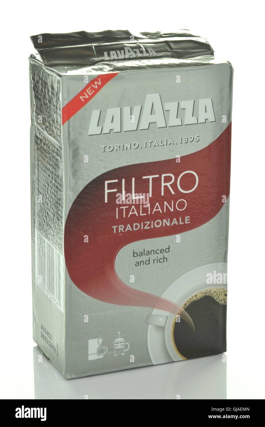 Lavazza Tradizionale isolated on white background Stock Photo - Alamy