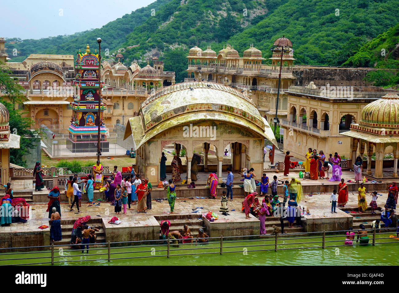 Rajasthan india bathing jaipur hi-res stock photography and images - Alamy