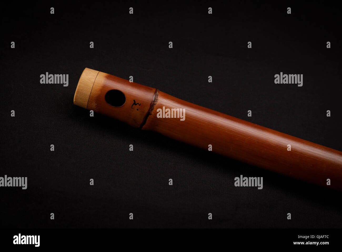 Japanese wooden flute Stock Photo - Alamy