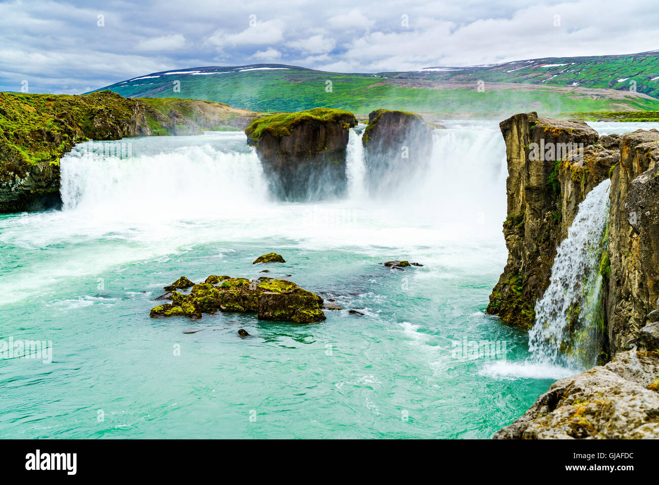 Godafoss waterfall summer hi-res stock photography and images - Alamy