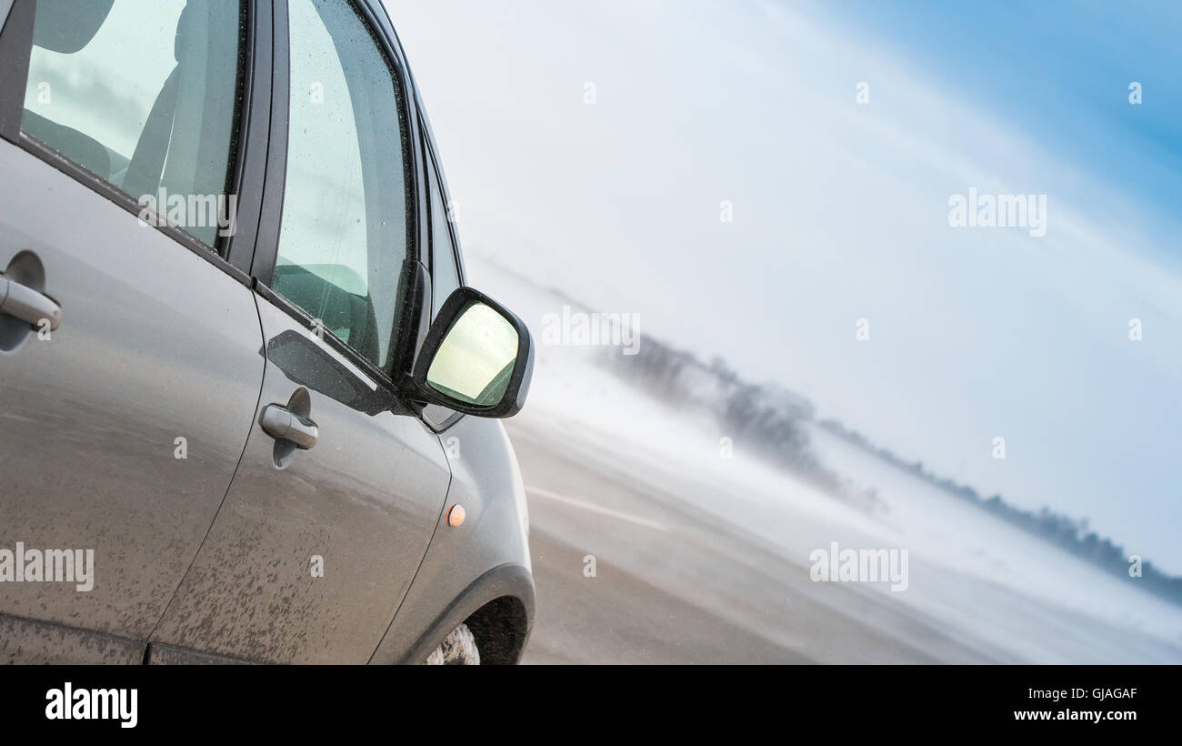 Driving in a storm hi-res stock photography and images - Alamy