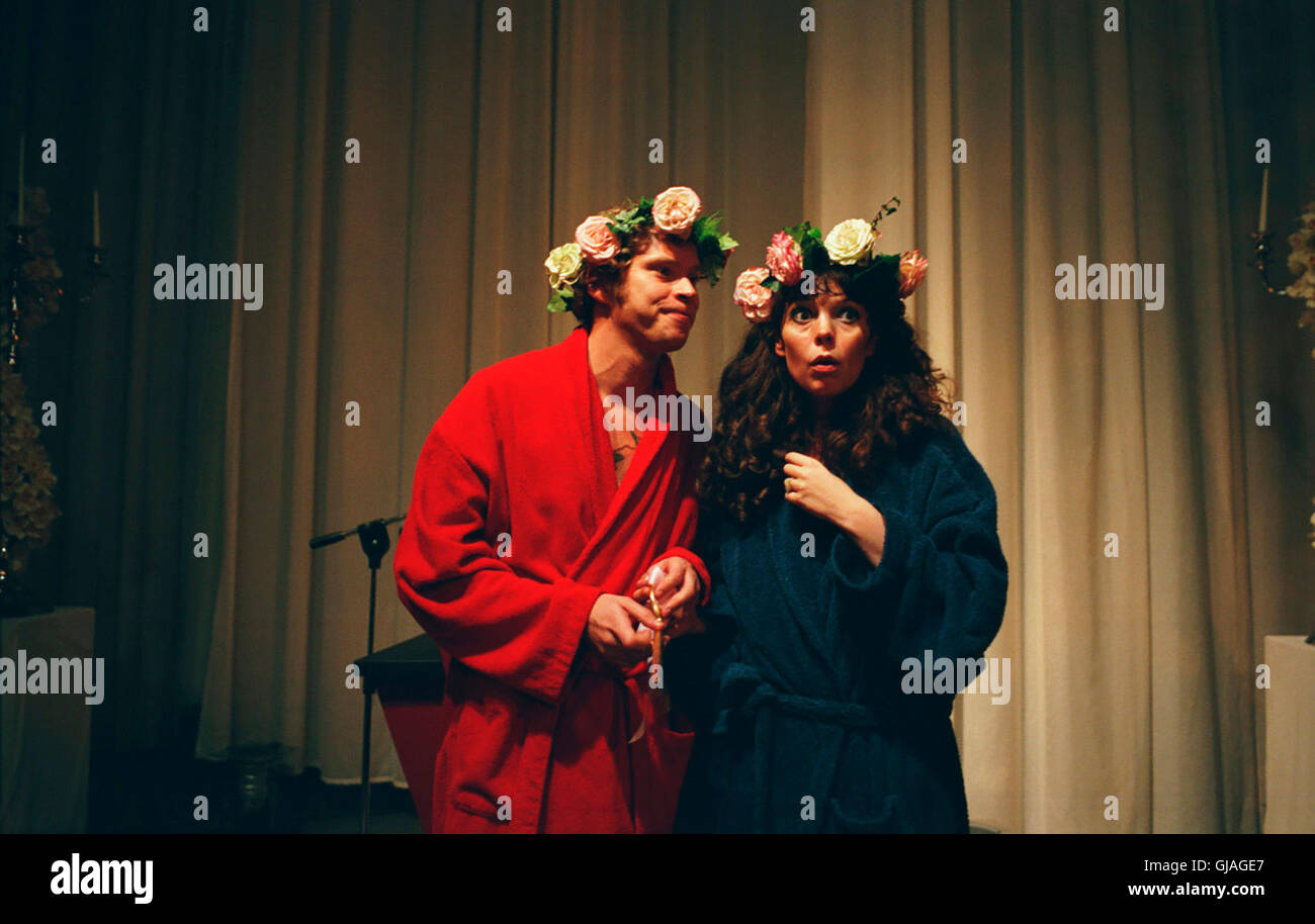 CONFETTI UK 2006 Debbie Isitt Michael (ROBERT WEBB) and Joanna (OLIVIA ...