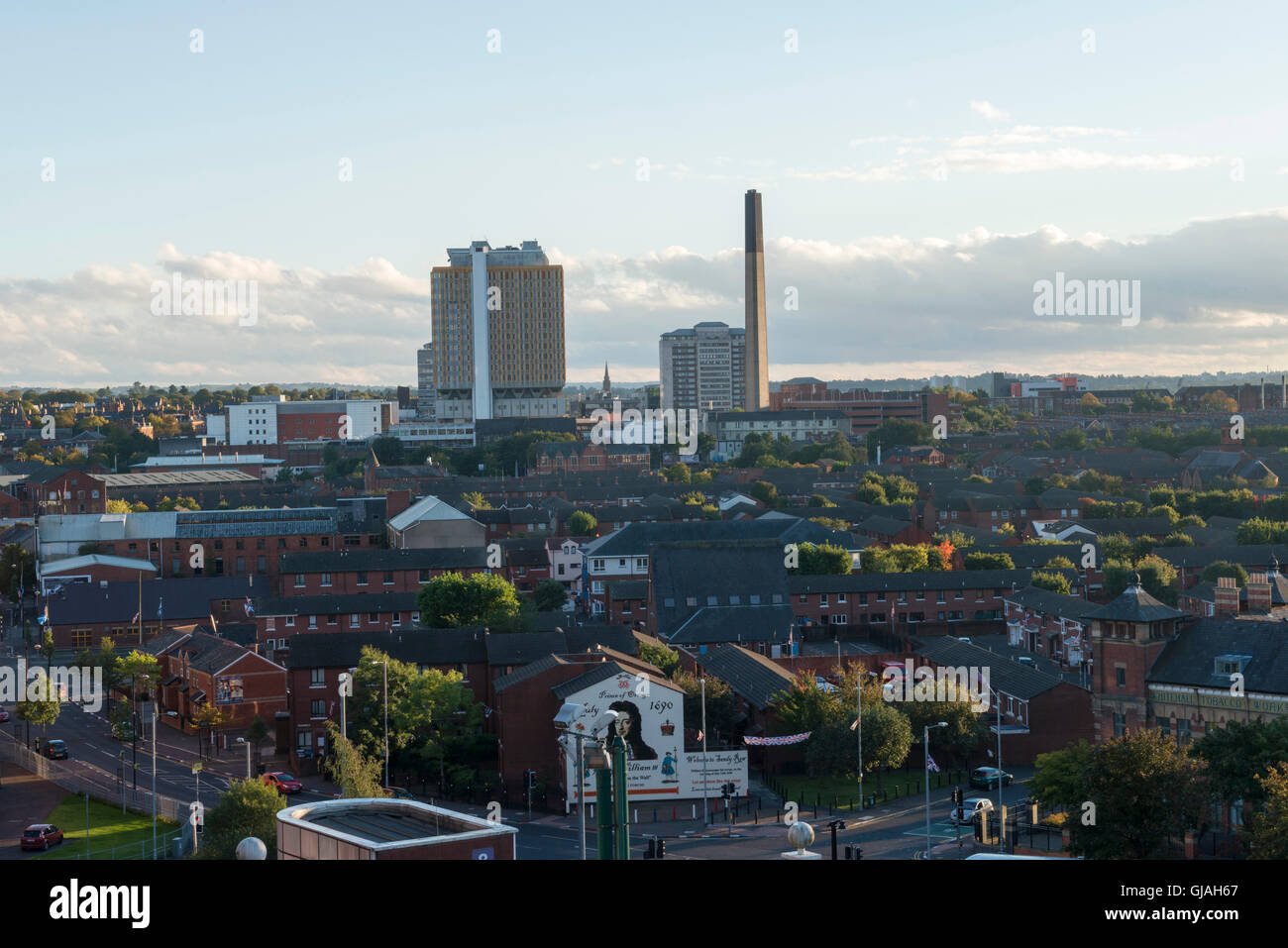 view over Belfast Stock Photo - Alamy