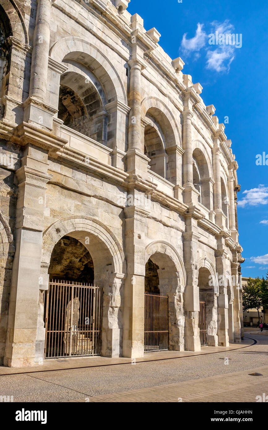 Roman Amphitheatre in Nimes France Stock Photo - Alamy