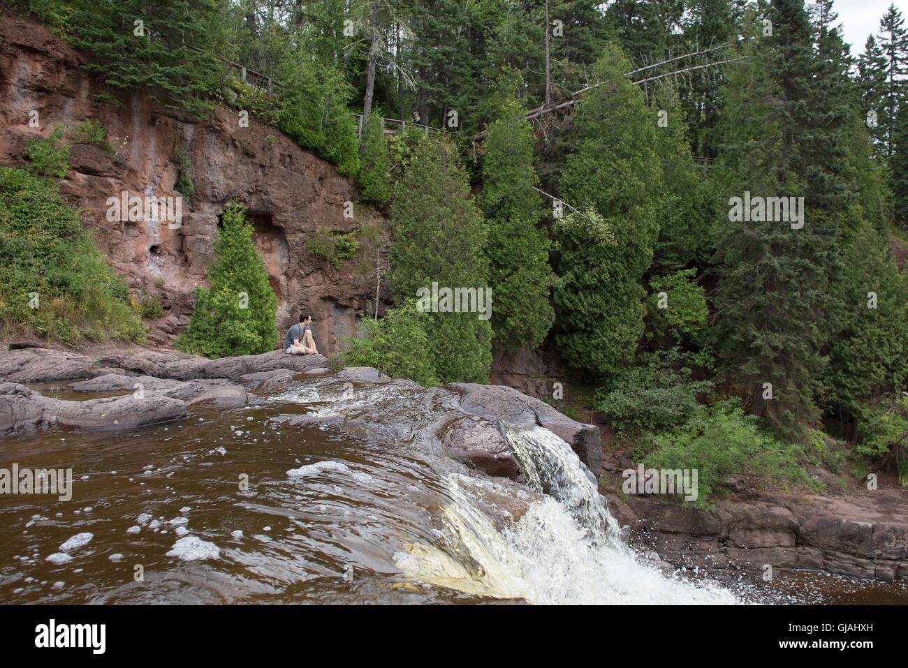 Top of a waterfall hi-res stock photography and images - Alamy