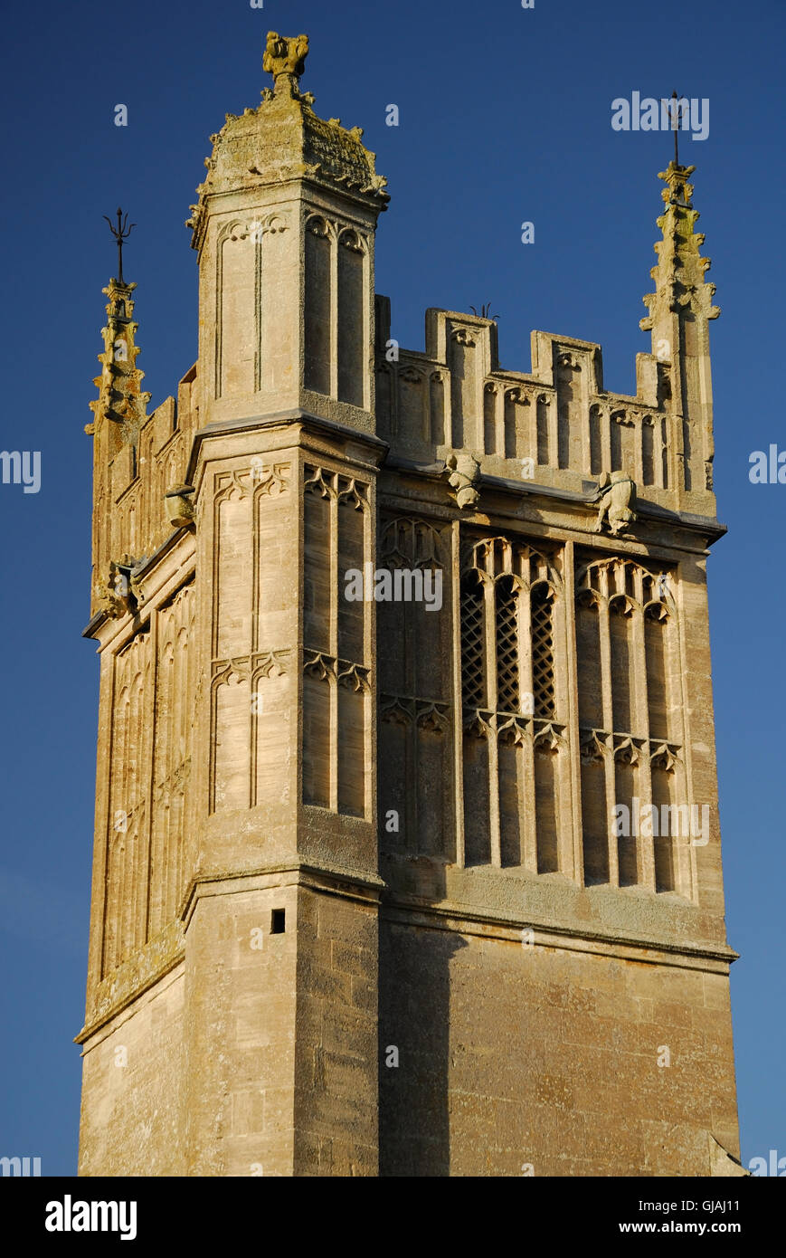 The landmark tower of St Mary's church, Westwood, in Wiltshire Stock ...