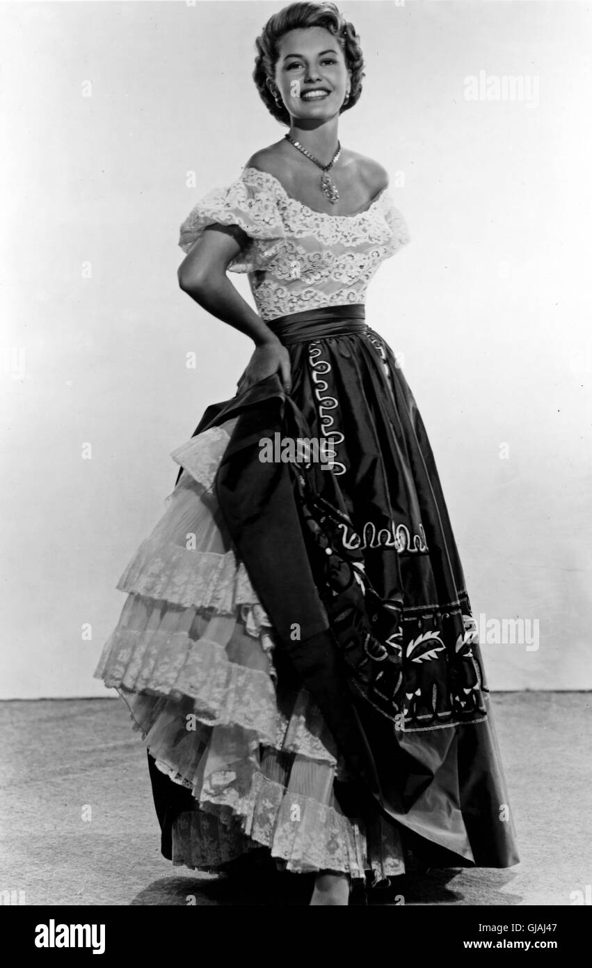 Die amerikanische TŠnzerin und Schauspielerin Cyd Charisse, USA 1950er ...